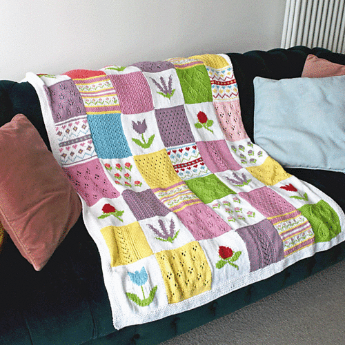Ravelry: Spring Blanket KAL pattern by Nicola Valiji