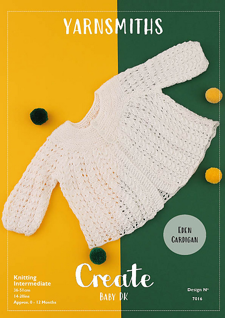 Ravelry: Eden Cardigan 7016 pattern by Yarnsmiths