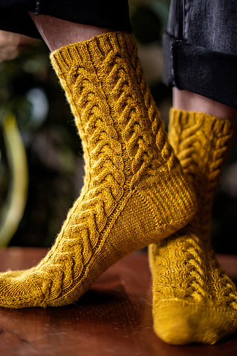 Ravelry: Ponderosa Socks pattern by Wool & Pine