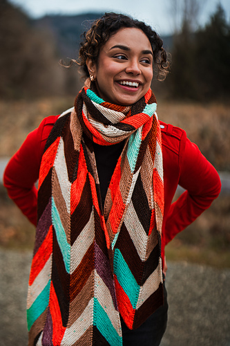Ravelry: Wayfinder Scarf pattern by Wool & Pine