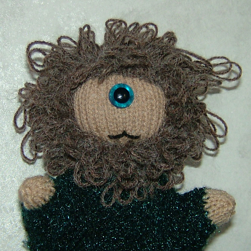 Ravelry: Glove puppets: Cyclops & Medusa pattern by Woolly Thoughts