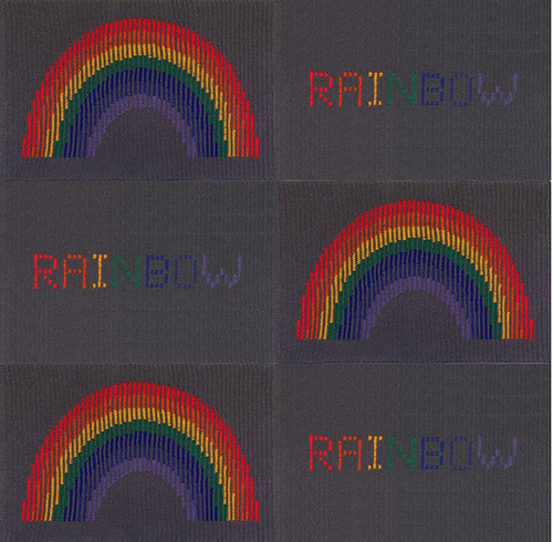 Ravelry: Delusion Rainbow Script pattern by Steve Plummer