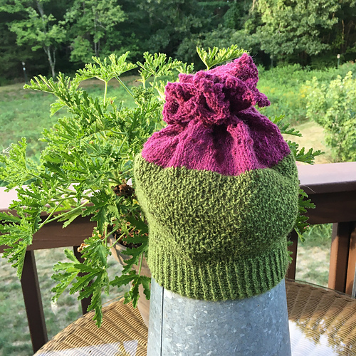 Ravelry: Whimsical Thistle Hat pattern by Carolyn Holbrook
