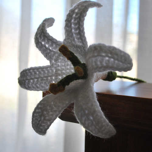 Ravelry: Easter Lily (November Lily) pattern by Tamara Kelly