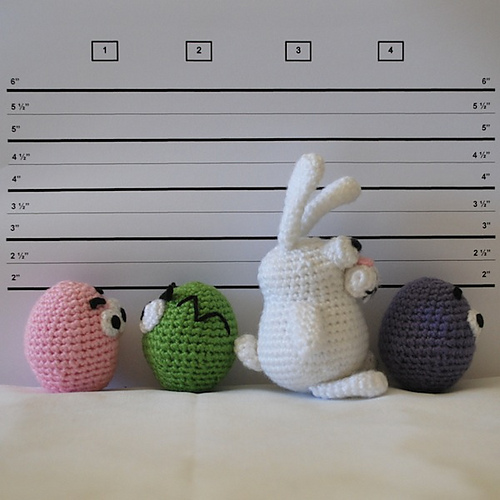 Ravelry: The Easter Bunny and the Googy-eggs pattern by Kim Lapsley