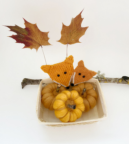 Ravelry: Fox applique pattern by wooloks