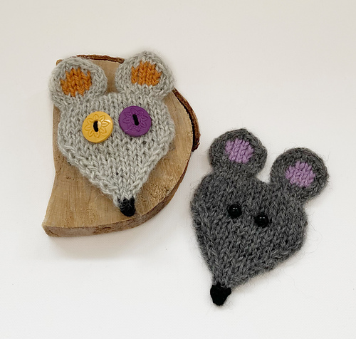 Ravelry: Mouse applique pattern by wooloks