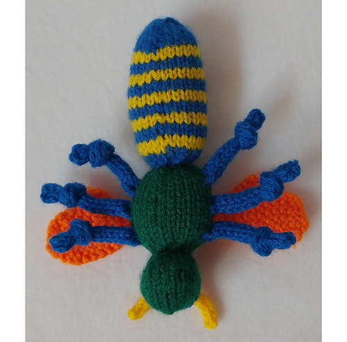 Ravelry: Toy Bugs: Caterpillar, Bee, Decipede pattern by Cheryl Andrews
