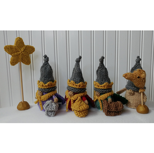 Ravelry: Gnometivity - Baby Gnomes Nativity Set pattern by Cheryl Andrews