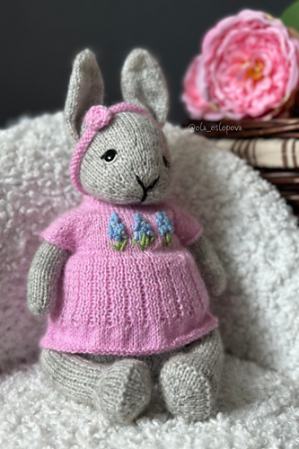 Ravelry: Bunny in dress pattern by Ola Oslopova