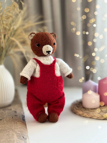 Ravelry: Cute teddy bear pattern by Ola Oslopova