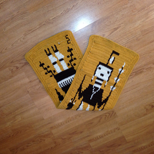 Ravelry: "Whirling Logs" Yei pattern by Sharon L. Mosier