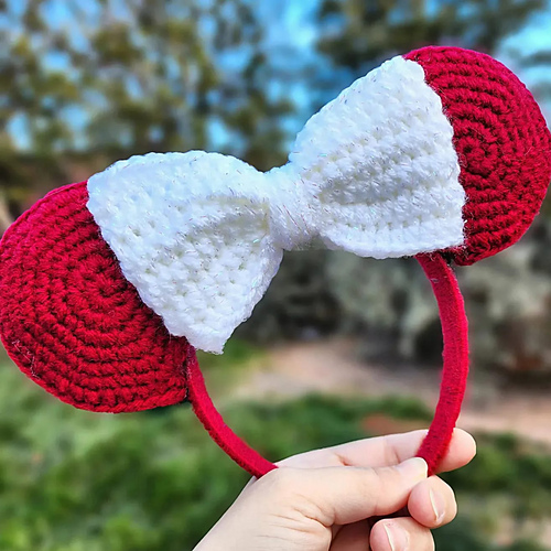 Ravelry: The Ever After Ears, crochet mouse ears pattern by Nicole Rogowski