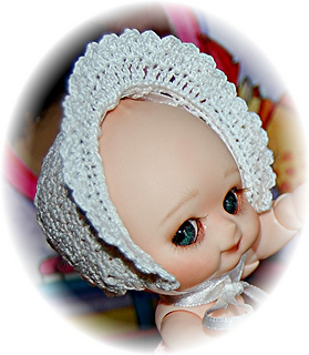 Ravelry: Wovenflame's Patti-Cake's Baby Bonnet (commission)