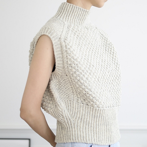 Ravelry: Chouquettes Slipover pattern by Rui Yamamuro