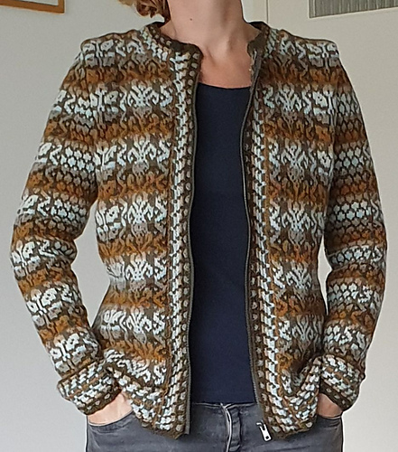 Ravelry: Jacobite Rose Jacket pattern by Alice Starmore