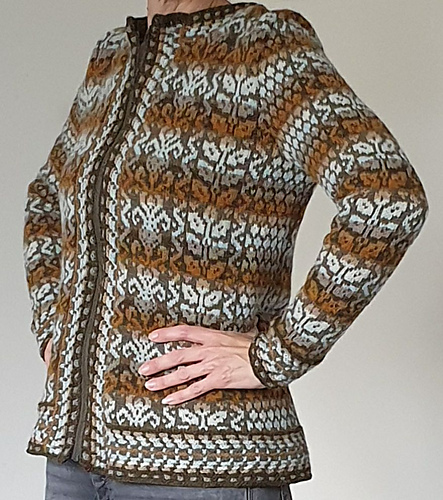 Ravelry: Jacobite Rose Jacket pattern by Alice Starmore