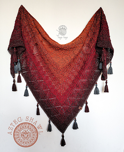 Ravelry: Aztec Shawl pattern by Joanna Sitkiewicz