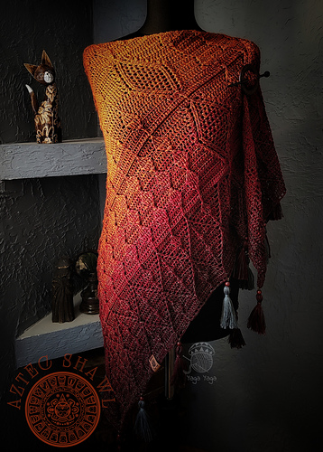 Ravelry: Aztec Shawl pattern by Joanna Sitkiewicz