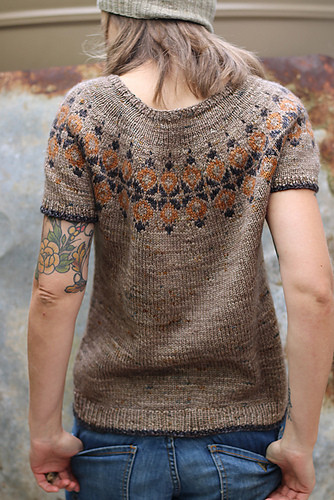Blocked and ready to wear! Pattern: Yanis Sweater by Isabel Kramer ...