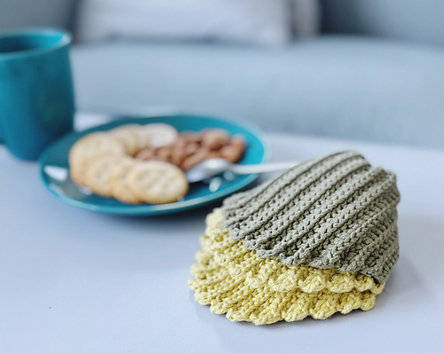 Ravelry: Seashell Inspired Coaster pattern by Rose Obom