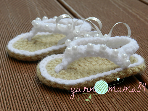 Ravelry: Baby Flip Flops pattern by Yarn Mama84