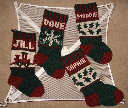 Ravelry: Holiday Train Christmas Stocking pattern by Mary Dominski