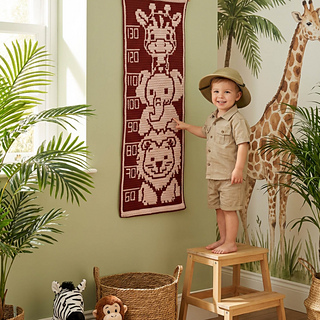 Ravelry: Growth Meter Growing Big on Safari pattern by Laura de Vries