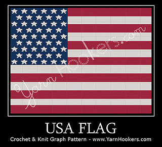 Ravelry: USA Flag Chart pattern by YARNHOOKERS.COM