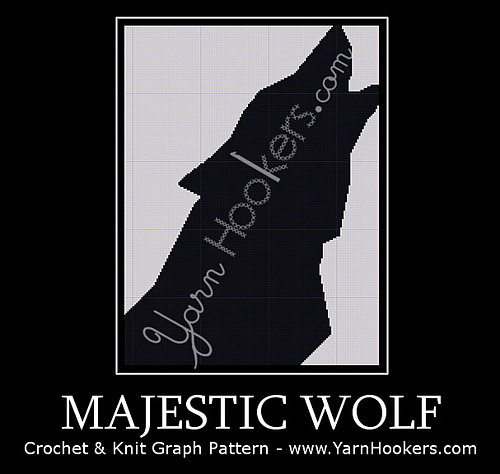 Ravelry: Majestic Wolf Chart pattern by YARNHOOKERS.COM