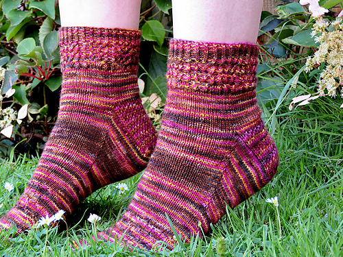 Ravelry: Megan Socks pattern by Hannah Knotwell