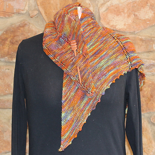 Ravelry: Jacob's Ladder Shawl pattern by Hilda Steyn