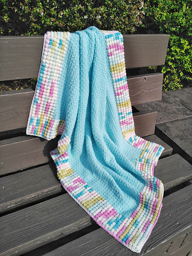 Ravelry: Le Ciel Bleu Blanket pattern by Chantal Barnett