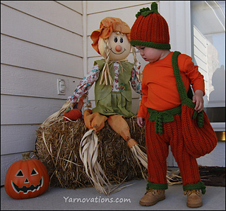 Ravelry: Pumpkin Halloween Outfit pattern by Yarn Twins