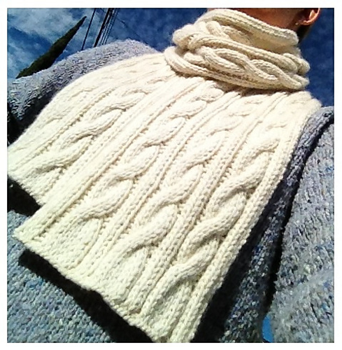Ravelry: Basic Cabled Scarf pattern by Haley Waxberg