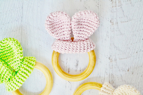 Ravelry: Bunny Ear Teether pattern by Yarn Society