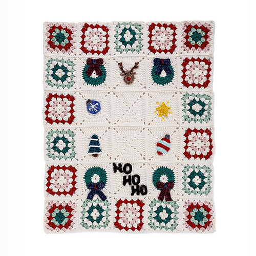 Ravelry: Kooky Christmas Blanket pattern by Yarnspirations Design Studio