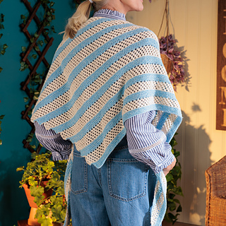Ravelry: Sawtooth Stripes Shawl pattern by Red Heart Design Team