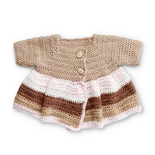 Ravelry: Striped Coat pattern by Yarnspirations Design Studio