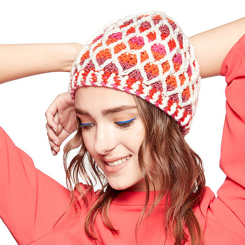 Ravelry: Honeycomb Hat pattern by Yarnspirations Design Studio