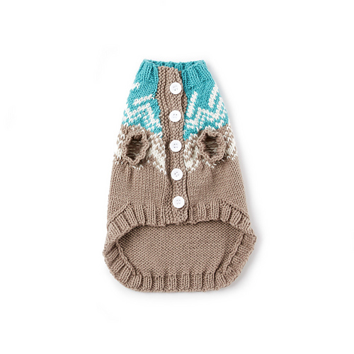 Ravelry: Fair Isle Dog Coat pattern by Yarnspirations Design Studio