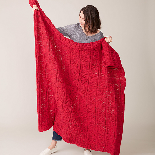 Ravelry: Gridlock Blanket pattern by Yarnspirations Design Studio