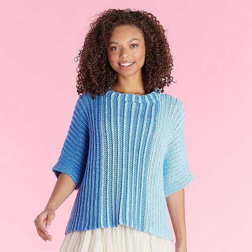 Ravelry: Side-to-Side Top pattern by Yarnspirations Design Studio