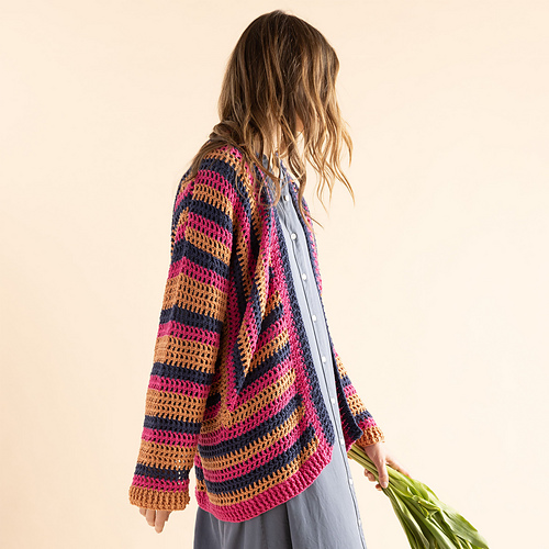 Ravelry: Bold Mesh Cardigan pattern by Yarnspirations Design Studio