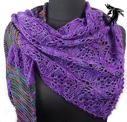 Ravelry: Japanese Lace Shawl pattern by Knitting for Sanity