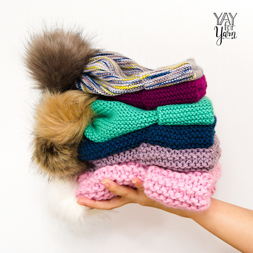 Ravelry: Easiest Knitted Hat Ever! pattern by Yay For Yarn Patterns