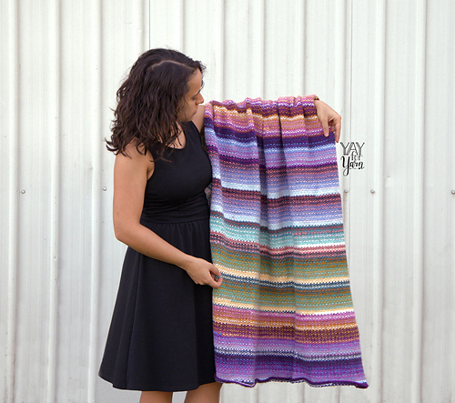 Ravelry: Brava Stripe Blanket pattern by Yay For Yarn Patterns