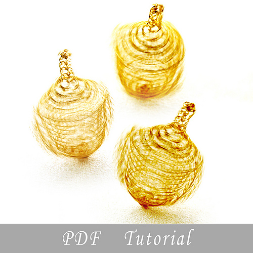 Ravelry: Create your own Dreidel, Wire Tutorial pattern by Yael Falk