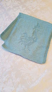 Ravelry: Rooster Dishtowel Hand Towel pattern by Below Zero Canada