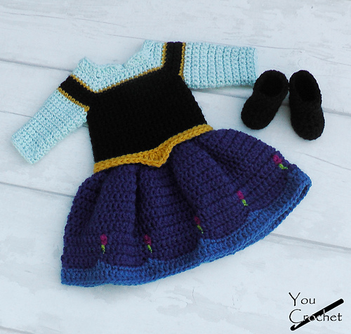Ravelry: Princess Anna Dress Set Frozen pattern by Jeanine Andrea